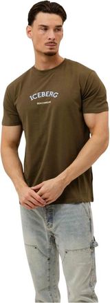 Iceberg Homme, Tops, Vert, Taille: XL T-Shirt de baseball
