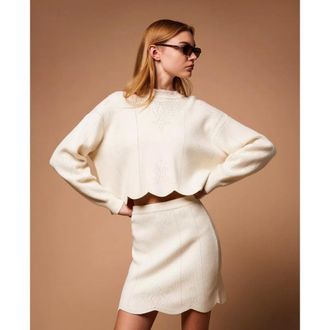 Twinset Damen, R&ouml;cke, Wei&szlig;, MGr&ouml;&szlig;e