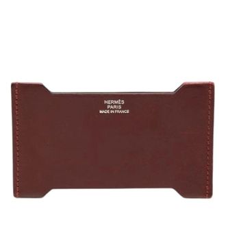 Herm&egrave;s Porte-cartes Pre-owned - Femme - Pre-owned - Rouge - Taille: ONE Size