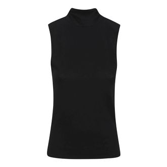 Majestic Filatures Schwarzes Baumwoll-Kaschmir-Top Portugal - - Tops - Damen - Schwarzk - L