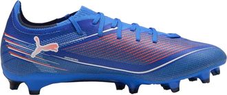 Puma Ultra 6 Match Fu&szlig;ballschuhe mit festem Boden f&uuml;r Herren/Damen Unisex (Blau/Wei&szlig;)