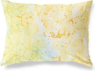 Bonamaison Le Jardin du Lin Kissen Zierkissenbezug Aquarell Thema Kissenbezug, Weich Bequem, Für Zuhause Autos Büro Sofa Wohnzimmer Couch Schlafzimmer Dekor, 35x