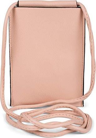 styleBREAKER Sac à bandoulière métallique pour téléphone portable pour femmes, sac à bandoulière, sac de transport pour téléphone portable, mini-sac 02012307, coul