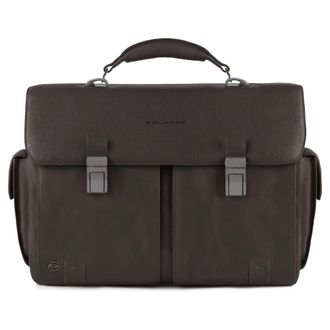 Piquadro Black Square Briefcase - unisex - Sacs - Brun - Taille: ONE Size