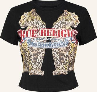 True Religion T-Shirt Crystal schwarz