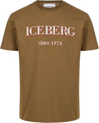 Iceberg Homme, Tops, Vert, Taille: M T-Shirt Oversize