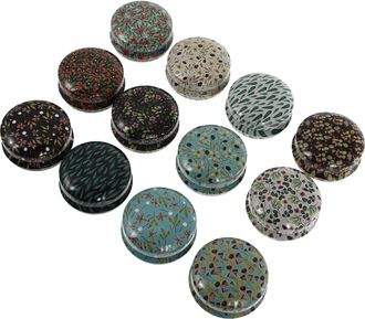 BESPORTBLE CORHAD 12 St&uuml;ck Kleiner Kerzendosen aus Wei&szlig;blech Runde Kleine Aufbewahrungsdosen mit Deckel Leerer Beh&auml;lter zur Kerzenherstellung und Selbstgemacht D