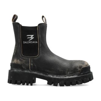 Balenciaga Strike Chelsea Boots - - Shoes - Herren - Braun - 44 EU