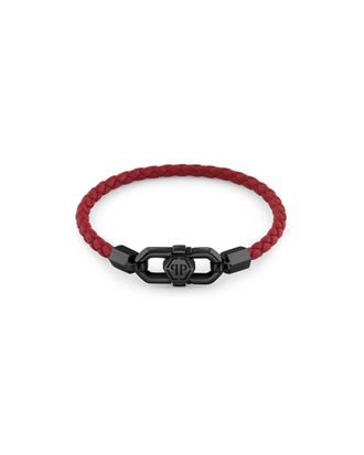 Philipp Plein Armb&auml;nder - Armband Plein Edge - Gr. L - in Rot - f&uuml;r Damen