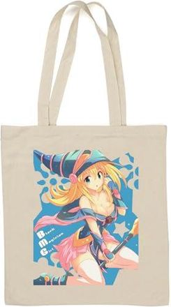 Generic Sac fourre-tout en coton naturel sorcière magicienne blanche