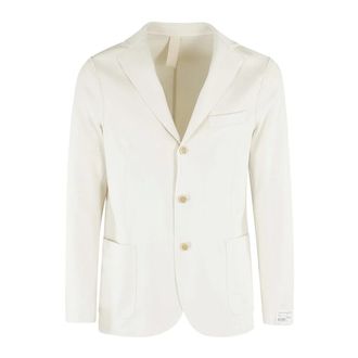 Eleventy Homme, Vestes, Beige, Taille: S Blazer Chemise Piqu&eacute; &Eacute;l&eacute;gant