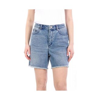 Michael Kors Mr59066Fau Boyfriend Denim Shorts - - Shorts - Damen - Blau - S