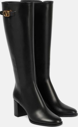 Valentino Garavani Stiefel VLogo Signature aus Leder