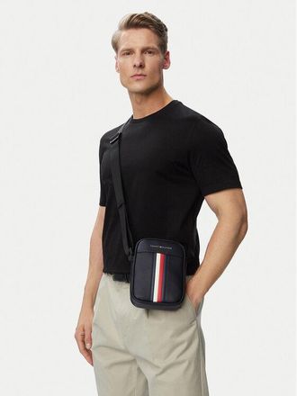 Tommy Hilfiger Umh&auml;ngetasche Th Metro Mini Reporter AM0AM14518 Schwarz