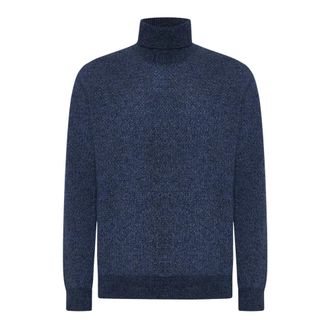 D4.0 Rollkragenpullover - - Knitwear - Herren - Blau - S