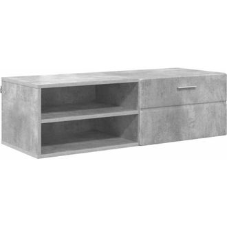 vidaXL Holzschrank Hochglanz Weiß 100,5 x 39 x 30 cm Holzwerkstoff vidaXL