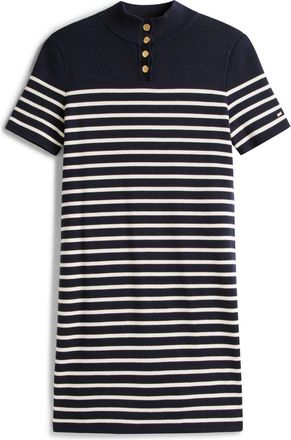 Tommy Hilfiger Robe &agrave; rayures en coton m&eacute;lang&eacute;