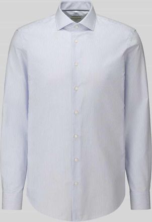 Jake*s Slim Fit Businesshemd mit R&uuml;ckenpasse