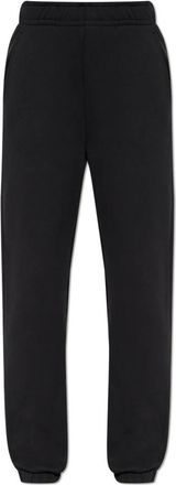 Lacoste Femme, Pantalons, Noir, Taille: 36 FR Pantalon de surv&ecirc;tement avec chevilles c&ocirc;tel&eacute;es