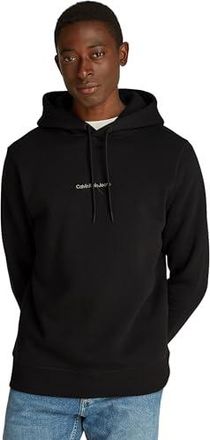 Calvin Klein Jeans Sweat à Capuche Homme avec Capuche, Noir (CK Black), XL