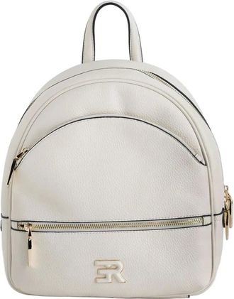 Ermanno Scervino Femme, Sacs, Blanc, Taille: ONE Size Zaino in ecopelle
