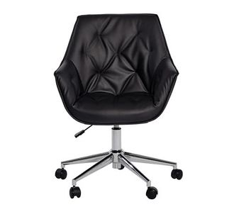 Jahnke BÜROSTUHL BOSS Worx SCHWARZ Kunstleder/Chrom