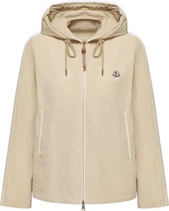 Moncler Sarracenia Kapuzenjacke - - Jackets - Damen - Beige - L
