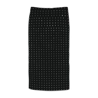 Sportmax Femme, Jupes, Noir, Taille: 40 FR Jupe Noire Paillet&eacute;e