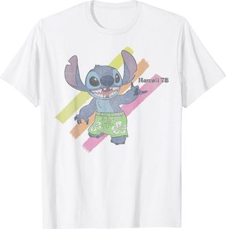 Disney Lilo & Stitch Hawaii 78 Stitch Portrait T-Shirt