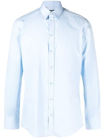 Dolce & Gabbana chemise boutonn&eacute;e &agrave; manches longues - Bleu