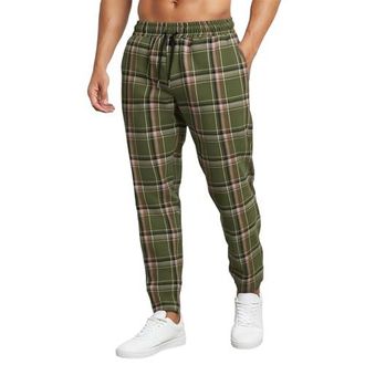 Generic Pantalon de jogging pour homme - Coupe droite - Pantalon de surv&ecirc;tement - Coupe droite - Pantalon de jogging stretch - Taille &eacute;lastique - Pantalon de 