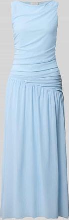 Neo Noir Abendkleid mit Drapierungen Modell Cludine