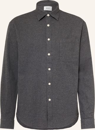 Nn.07 Nn.07 Flanellhemd Dino Comfort Fit grau