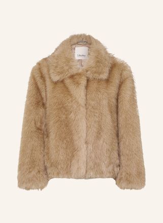 Max Mara Kunstfell-Jacke Alce braun