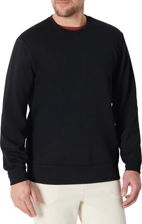 Amazon Essentials Active Herren Herren Active Sweat Relaxed Fit Crewneck Pullover Sweatshirt, Schwarz, XXL