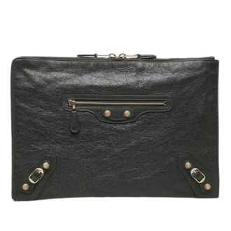 Balenciaga Pre-owned Vintage Clutch - Femme - Pre-owned - Noir - Taille: ONE Size