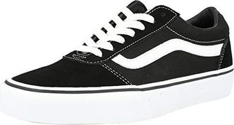Vans Ward Homme, (SUEDE/CANVAS) BLACK/WHITE, 44.5 EU