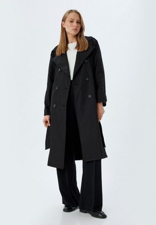 Koton Trenchcoat Regular Mit Bauchgurt