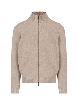 Drumohr Wool Zip Sweatshirt