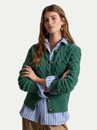 Polo Ralph Lauren Strickjacke 211972104502 Gr&uuml;n Slim Fit