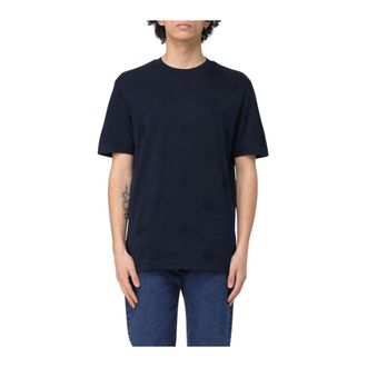 HUGO BOSS Homme, Tops, Bleu, Taille: L Embossed Logo Short Sleeve Tee