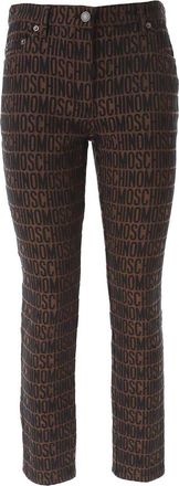 Moschino Blouson En Cuir - Marron