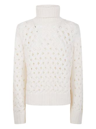 P.A.R.O.S.H. pull à col roulé - Blanc