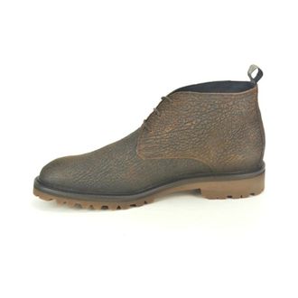 Floris Van Bommel D.Taupe Print Nubuc Bott. N. - - Shoes - Herren - Grau - 41 1/2 EU