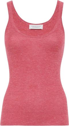 Gabriela Hearst Fein geripptes Cinxia Tanktop - Rosa