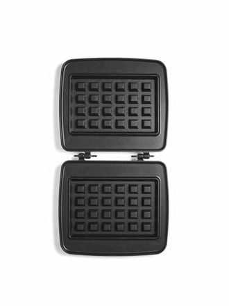 FriFri Plaques Gaufres Bruxelles et Liège 4x6 Trous - Antiadhésive en Fonte pour une Répartition de la Chaleur Uniforme et une Durabilité Exceptionnelle - Co