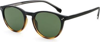 Generic Lunettes De Soleil Rondes Polaris&eacute;es &Agrave; Monture Large For Hommes Et Femmes, Id&eacute;ales For Les F&ecirc;tes, Les Vacances Et Les Photos.(Green)