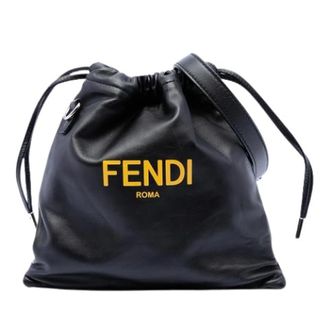 Fendi Sac bandouli&egrave;re seau Pre-owned - Femme - Pre-owned - Noir - Taille: ONE Size