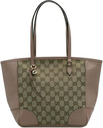 Gucci Shopper - GG Canvas Bree Tote - Gr. unisize - in Braun - f&uuml;r Damen
