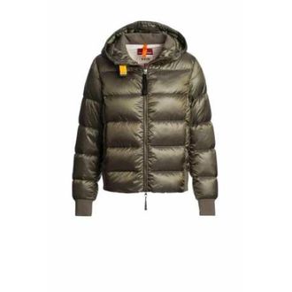 Parajumpers Kurzer Olivgrauer Mariah Kapuzenmantel - - Jackets - Damen - Gr&uuml;n - S